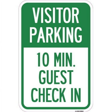 SignMission 12 x 18 in. Aluminum Sign - Reserved Parking Sign Customer ...