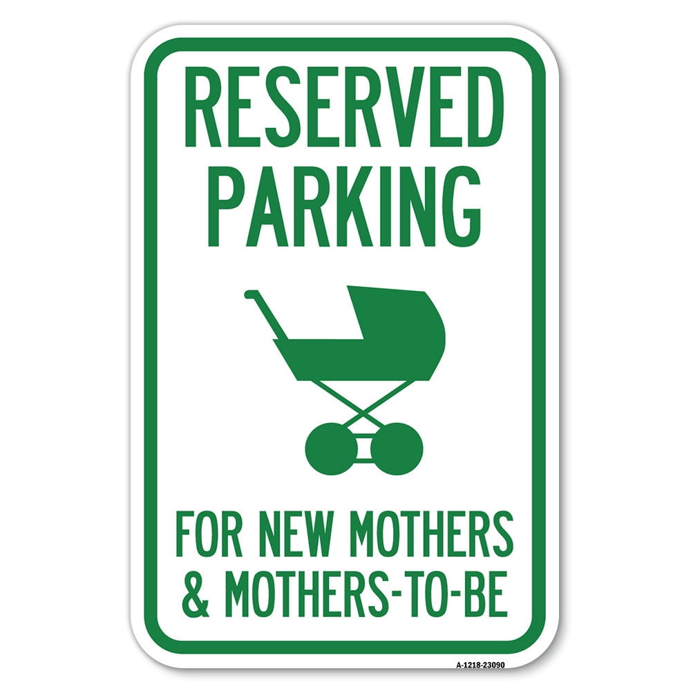 SignMission A-1218-23090 12 x 18 in. Aluminum Sign - Reserved Parking ...