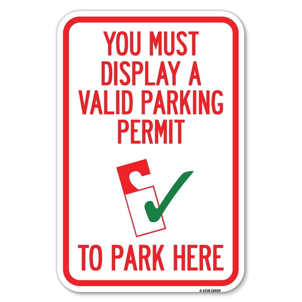 SignMission A-1218-22694 12 x 18 in. Aluminum Sign - You Must Display A ...