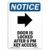 SignMission Notice Please Ring Door Bell for Service with Symbol OSHA ...