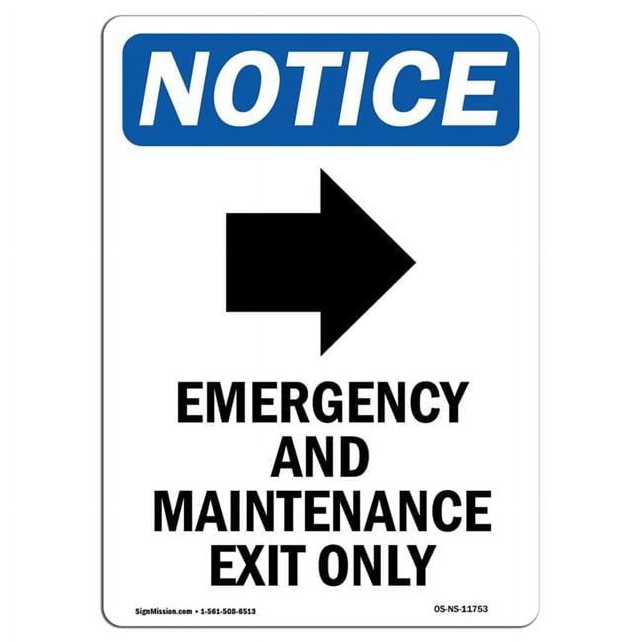 OSHA Notice Sign - Setup Is De-Energized | Aluminum Sign | Protect Your ...