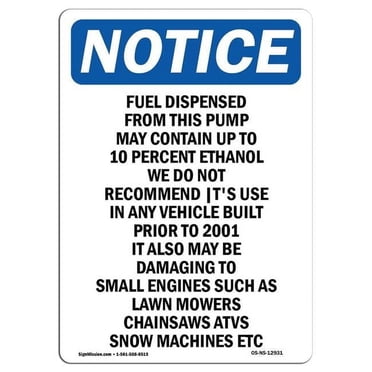 SignMission 12 x 18 in. OSHA Warning Sign - Horn or Light Indicates a ...