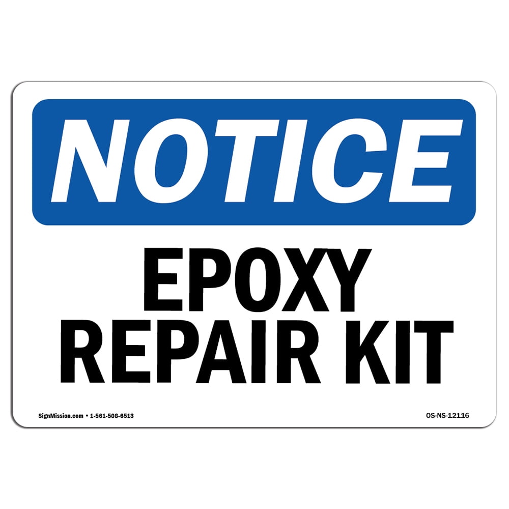 OSHA Notice Sign - Epoxy Repair Kit | Aluminum Sign | Protect Your ...