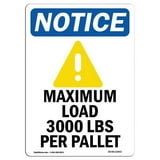 SignMission OS-NS-A-1218-V-15943 12 x 18 in. OSHA Notice Sign - Maximum ...