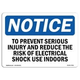 OSHA Notice Sign - OSHA Shock Hazard Sign | Aluminum Sign | Protect ...