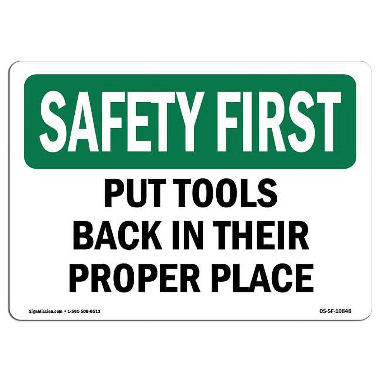 12 x 18 in. OSHA Warning Sign - Wear Proper PPE Handling Chemicals ...