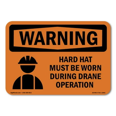 OSHA WARNING Sign - Horn Or Light Indicates A Refrigerant Or | Aluminum ...