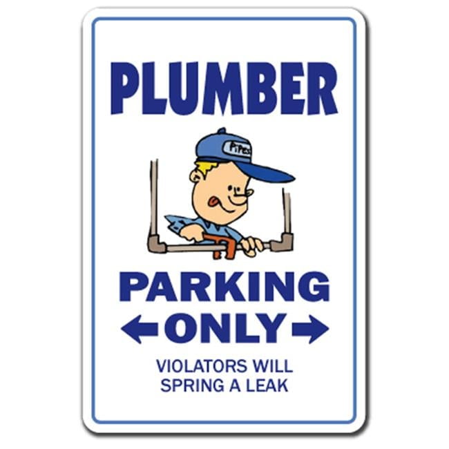 SignMission 12 x 8 in. Plumber Novelty Sign - Walmart.com