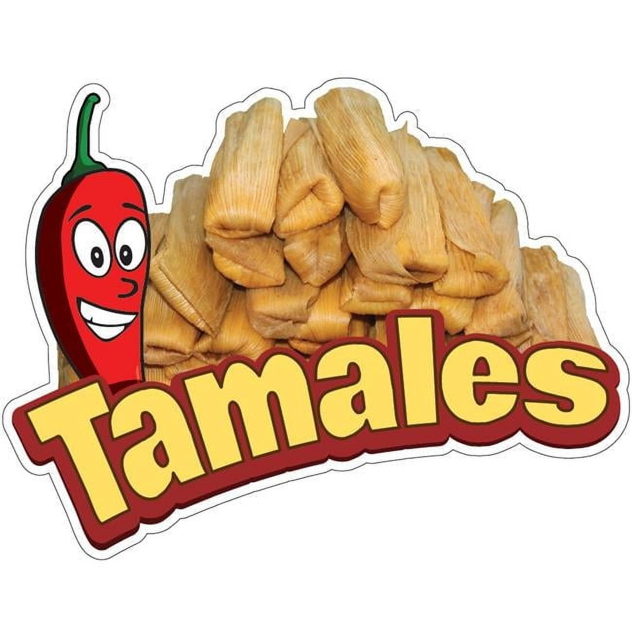 SignMission 16 in. Tamales Decal Concession Stand Food Truck Sticker ...