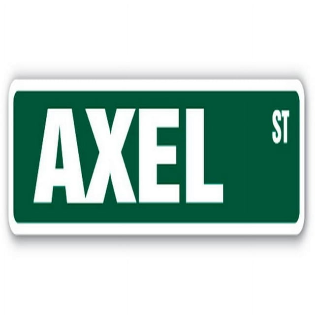 SignMission 18 in. Axel Street Childrens Name Room Sign - Walmart.com