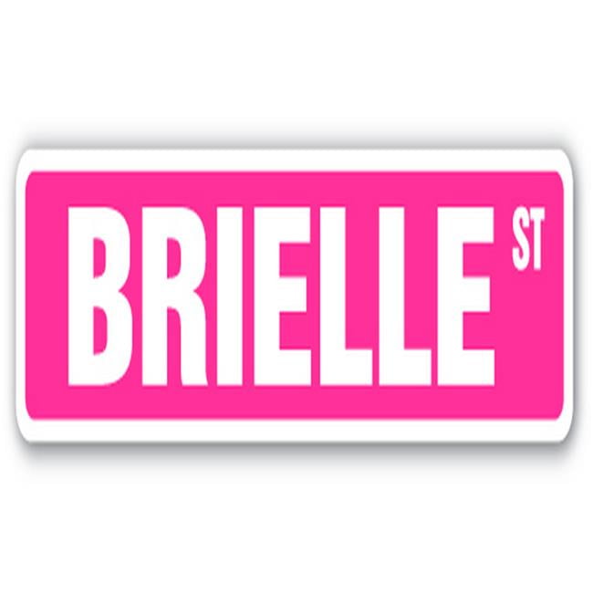 SignMission 18 in. Brielle Street Childrens Name Room Sign - Walmart.com
