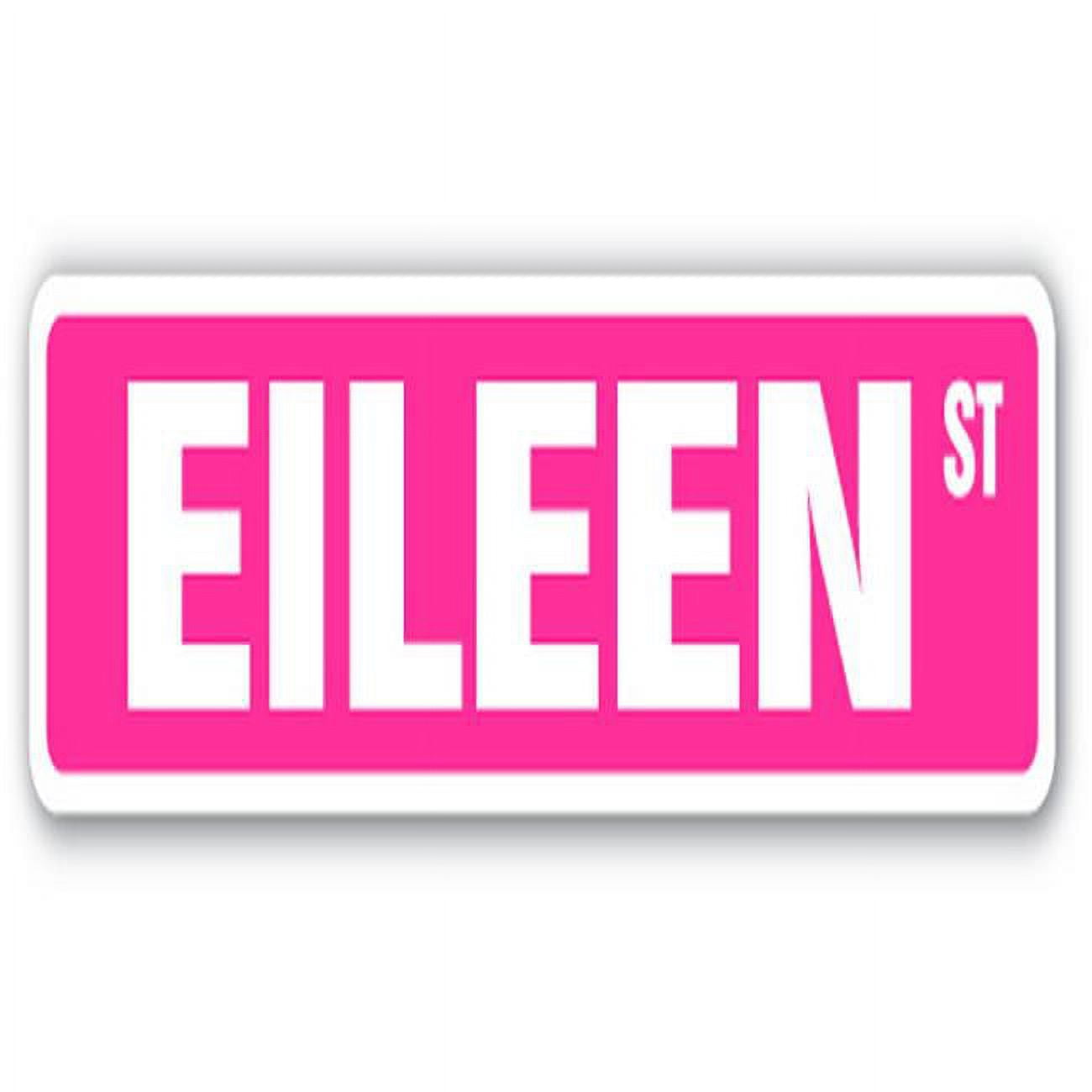 SignMission 18 in. Eileen Street Childrens Name Room Sign - Walmart.com