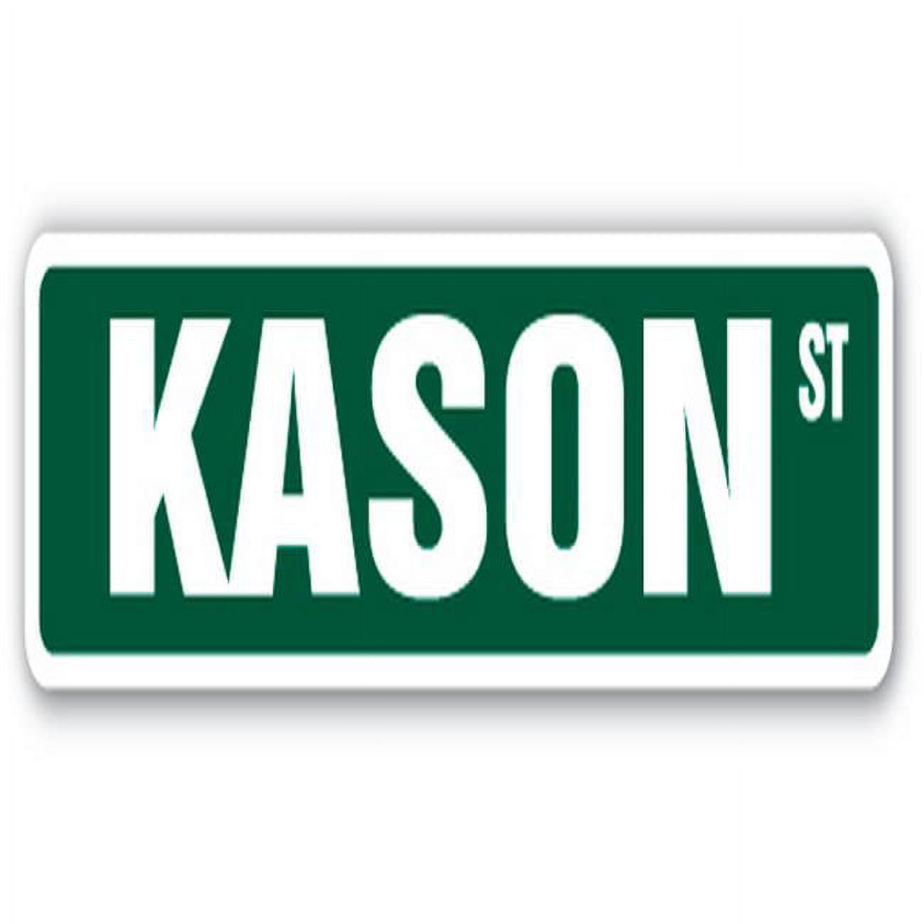 SignMission 18 in. Kason Street Childrens Name Room Sign - Walmart.com
