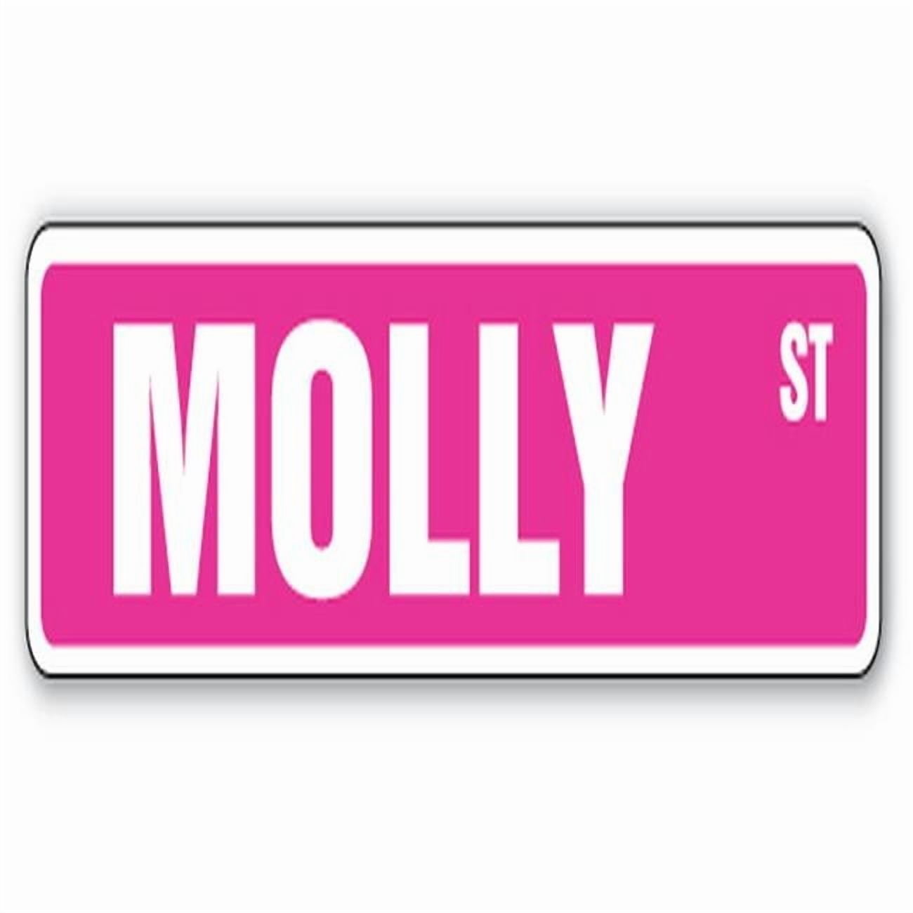 MOLLY Street Sign Childrens Name Room Sign | Indoor/Outdoor | 18" Wide ...
