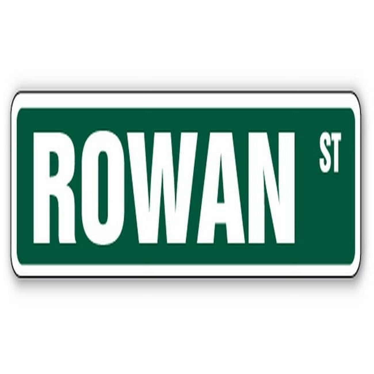 SignMission SS-ROWAN 18 in. Rowan Street Childrens Name Room Sign ...