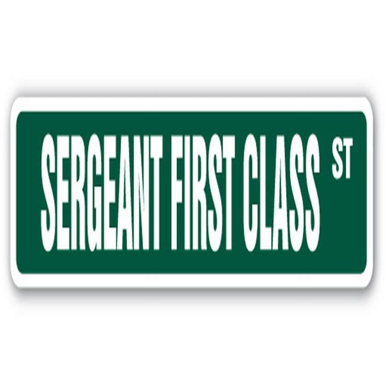 SignMission 18 in. Sergeant First Class Street Sign - Us Marines Army ...