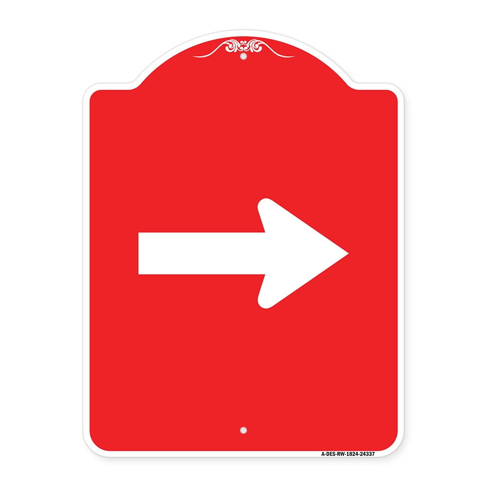 SignMission A-DES-RW-1824-24337 18 x 24 in. Designer Series Sign ...