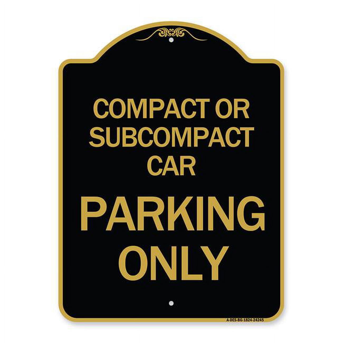 SignMission 18 x 24 in. Designer Series Sign - Compact or Subcompact ...