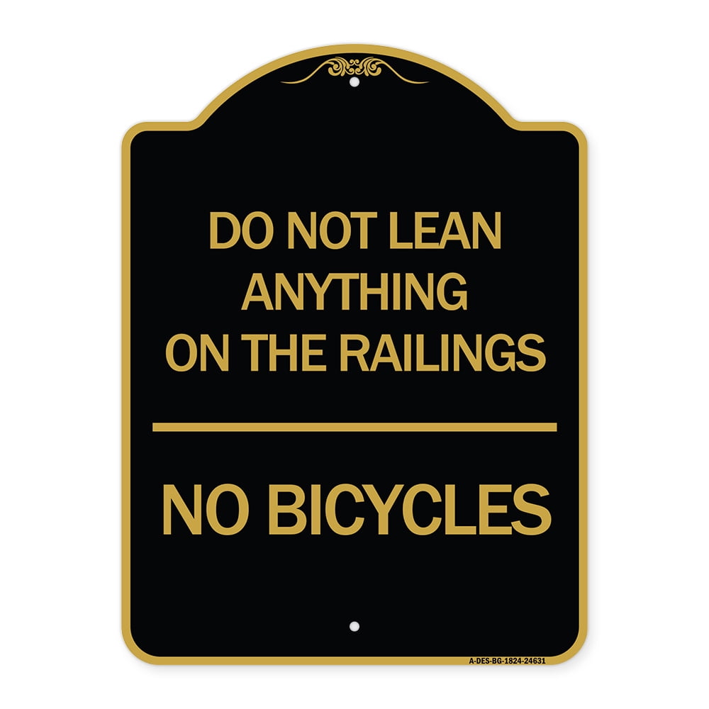 SignMission A-DES-BG-1824-24631 18 x 24 in. Designer Series Sign - Do ...
