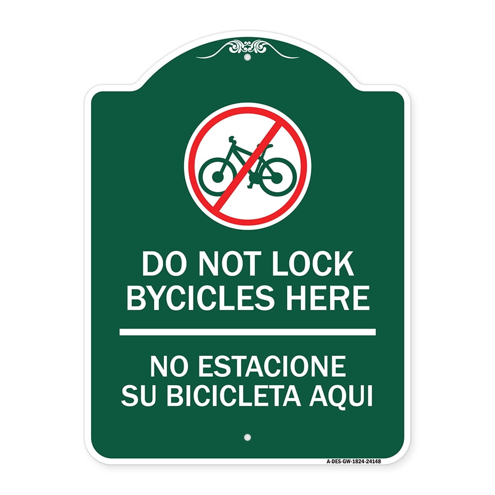 SignMission A-DES-GW-1824-24148 18 x 24 in. Designer Series Sign - Do ...