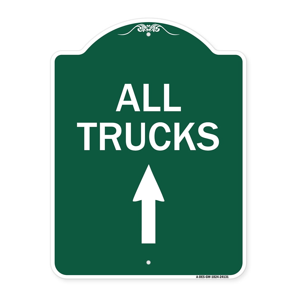 SignMission A-DES-GW-1824-24131 18 x 24 in. Designer Series Sign ...