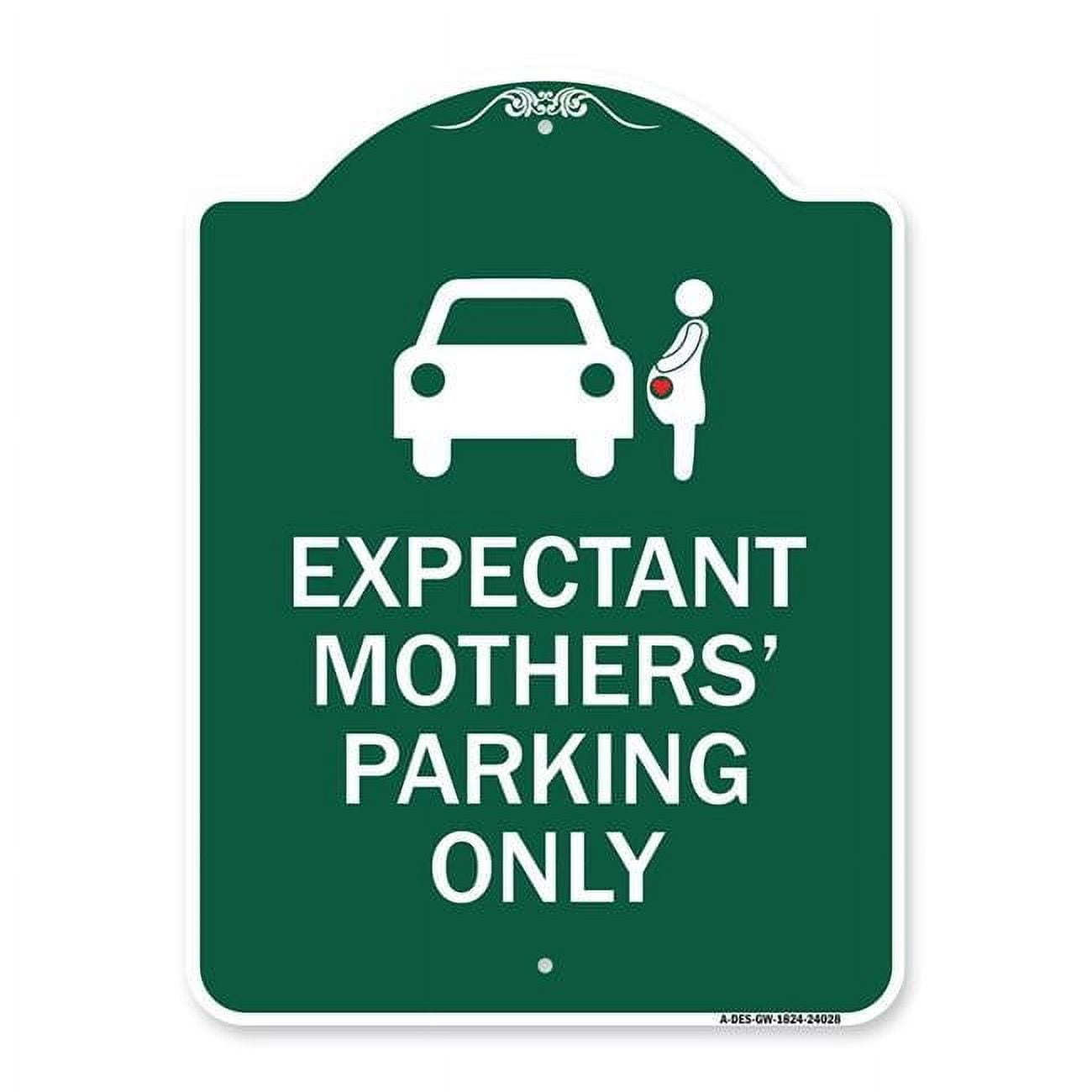 SignMission A-DES-GW-1824-24028 18 x 24 in. Designer Series Sign ...