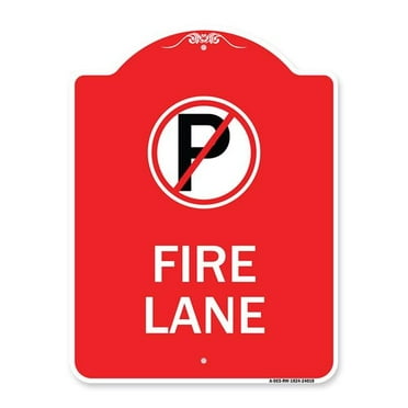 18 x 24 in. Designer Series Sign - Beware of Curb Graphic, Burgundy ...