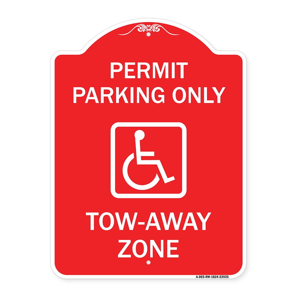 SignMission Designer Series Sign - Georgia ADA Handicapped Parking Sign ...