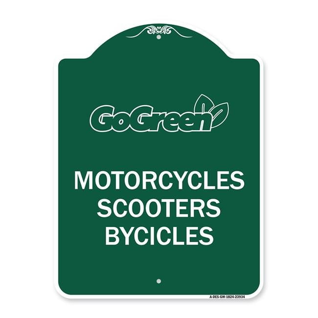 SignMission A-DES-GW-1824-23934 18 x 24 in. Designer Series Sign - Go ...