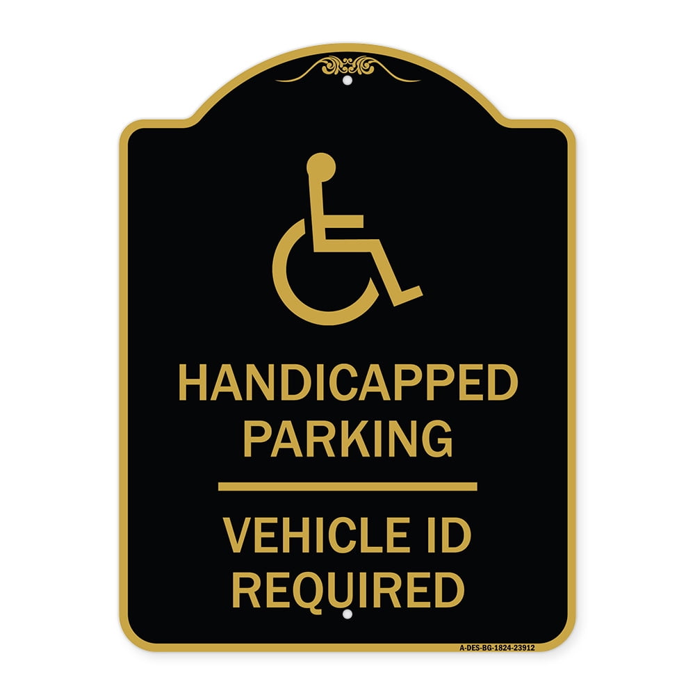 SignMission A-DES-BG-1824-23912 18 x 24 in. Designer Series Sign ...