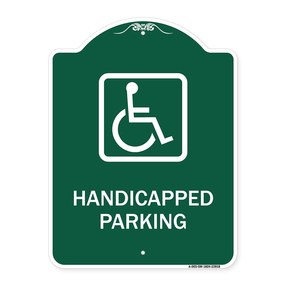 SignMission A-DES-GW-1824-23918 18 x 24 in. Designer Series Sign ...