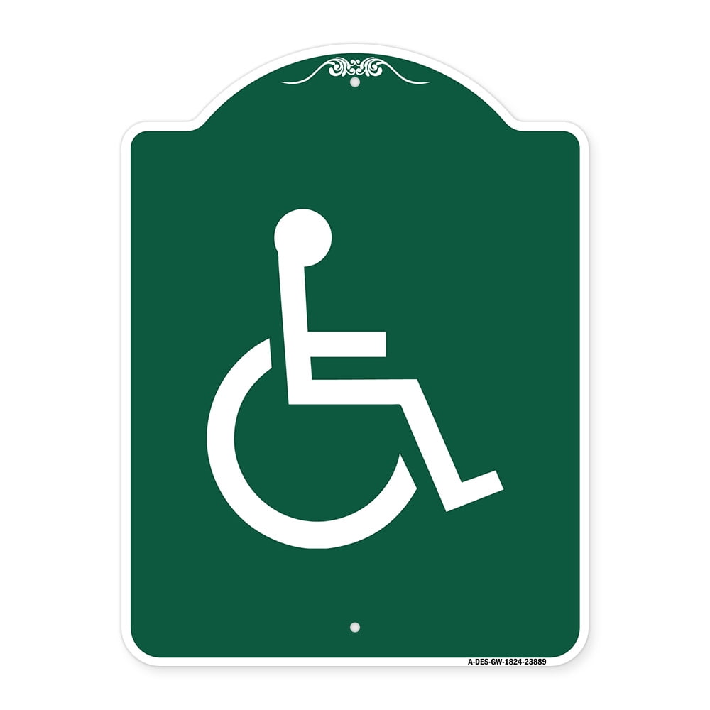 SignMission A-DES-GW-1824-23889 18 x 24 in. Designer Series Sign ...