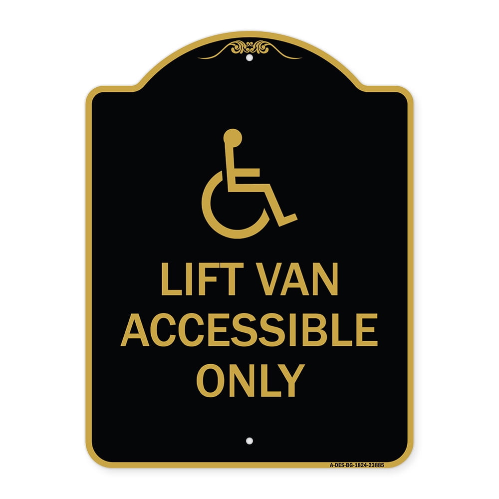 SignMission A-DES-BG-1824-23885 18 x 24 in. Designer Series Sign - Lift ...