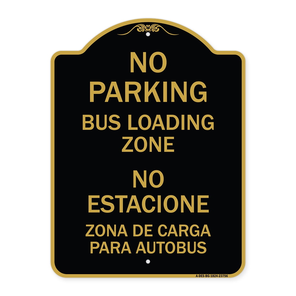 SignMission A-DES-BG-1824-23756 18 x 24 in. Designer Series Sign - No ...