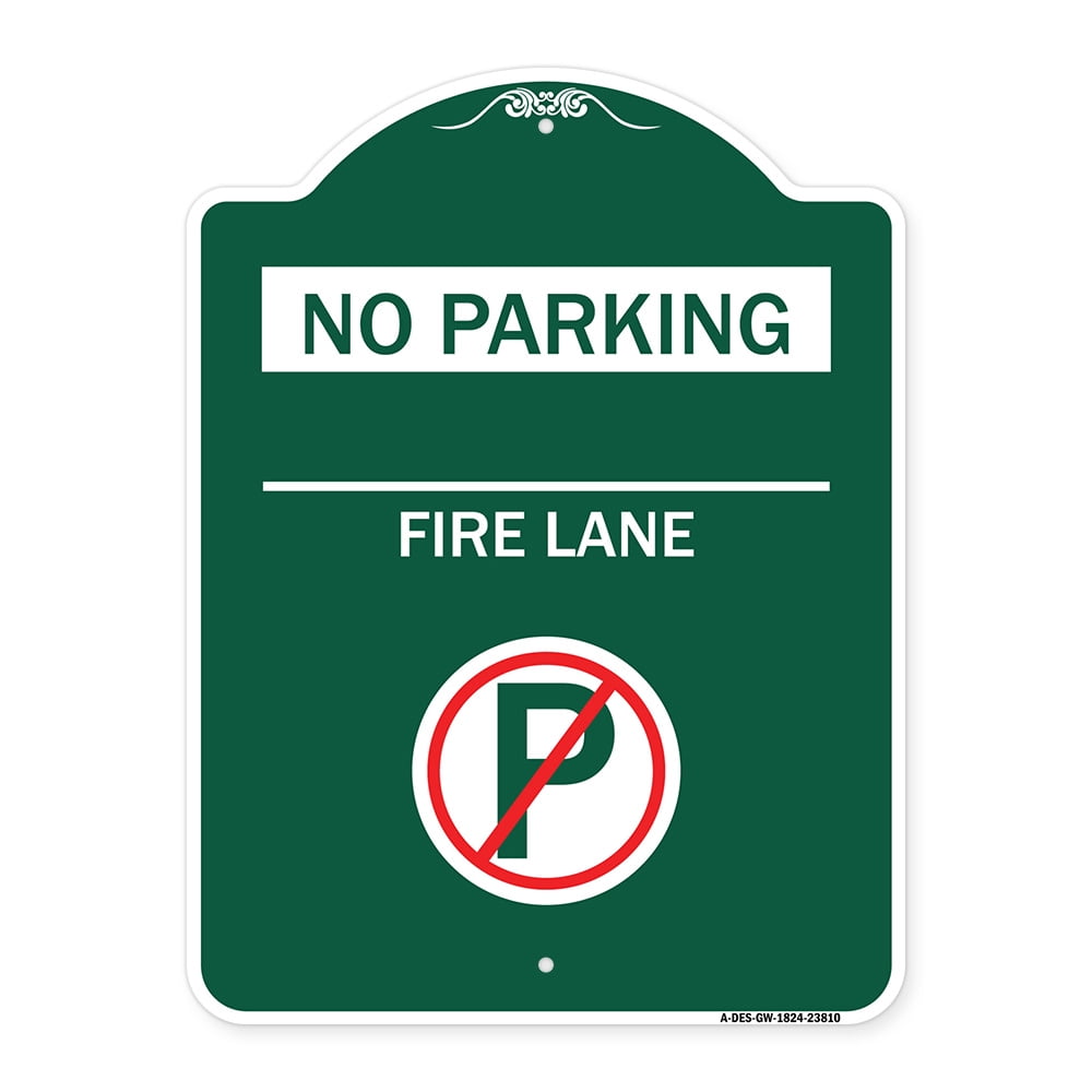 SignMission A-DES-GW-1824-23810 18 x 24 in. Designer Series Sign - No ...