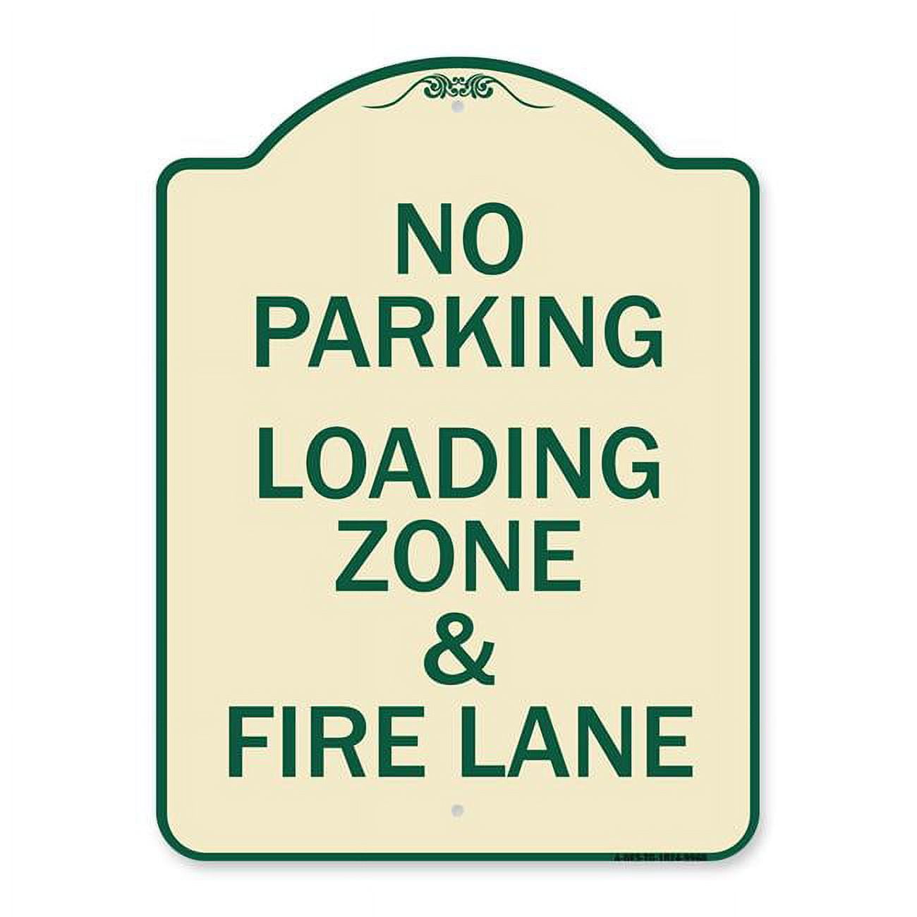 SignMission 18 x 24 in. Designer Series Sign - No Parking Loading Zone ... SignMission 18 x 24 in. Designer Series Sign - No Parking Loading Zone ...