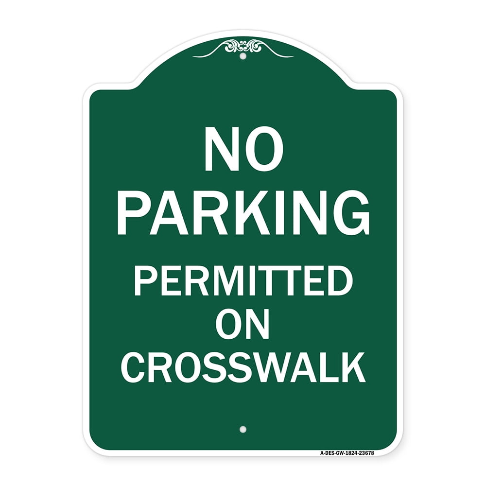 SignMission A-DES-GW-1824-23678 18 x 24 in. Designer Series Sign - No ...