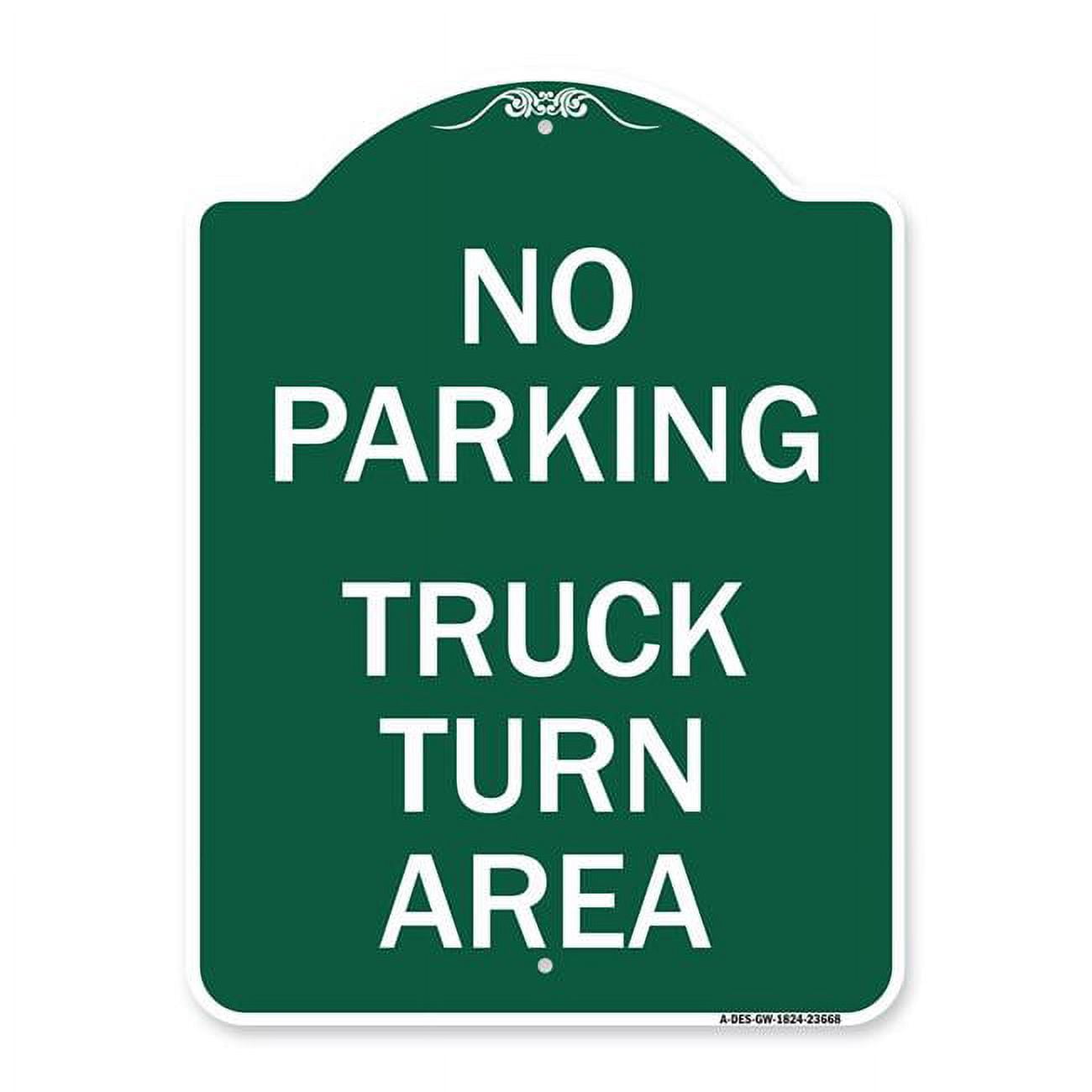 SignMission 18 x 24 in. Designer Series Sign - No Parking Sign No ...
