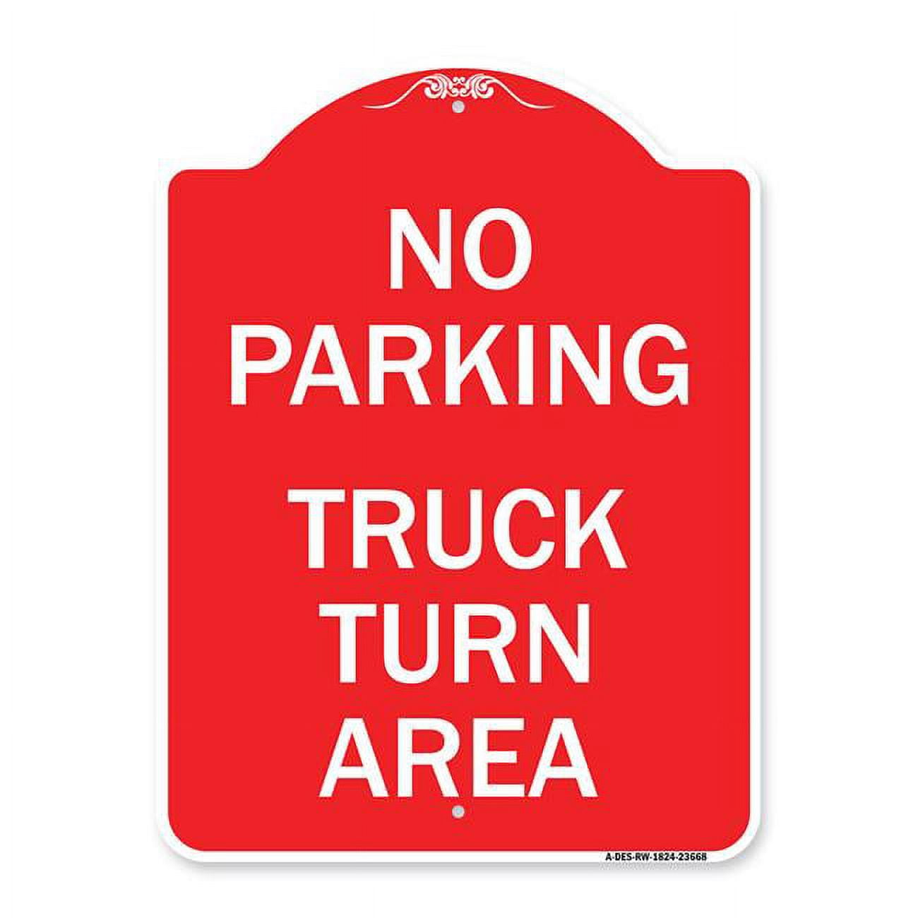 SignMission 18 x 24 in. Designer Series Sign - No Parking Sign No ...