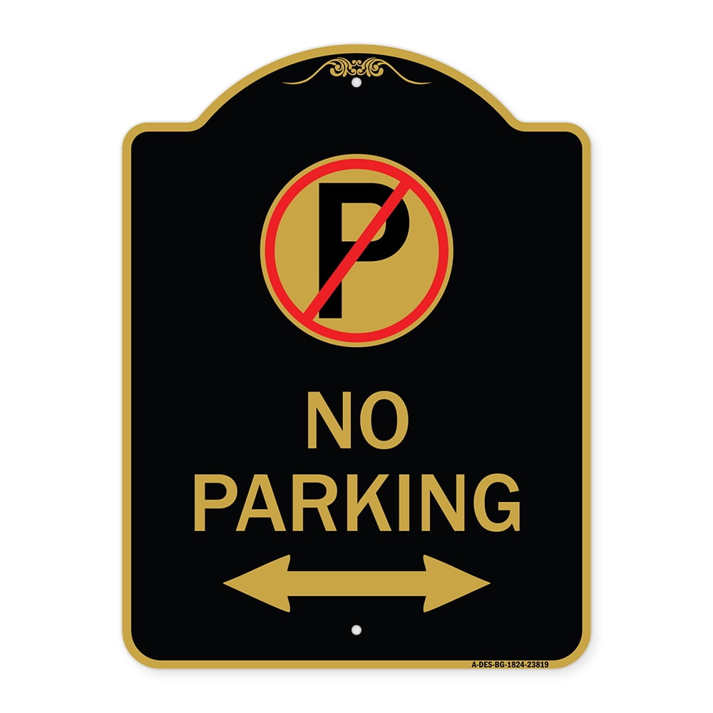 SignMission A-DES-BG-1824-23819 18 x 24 in. Designer Series Sign - No ...