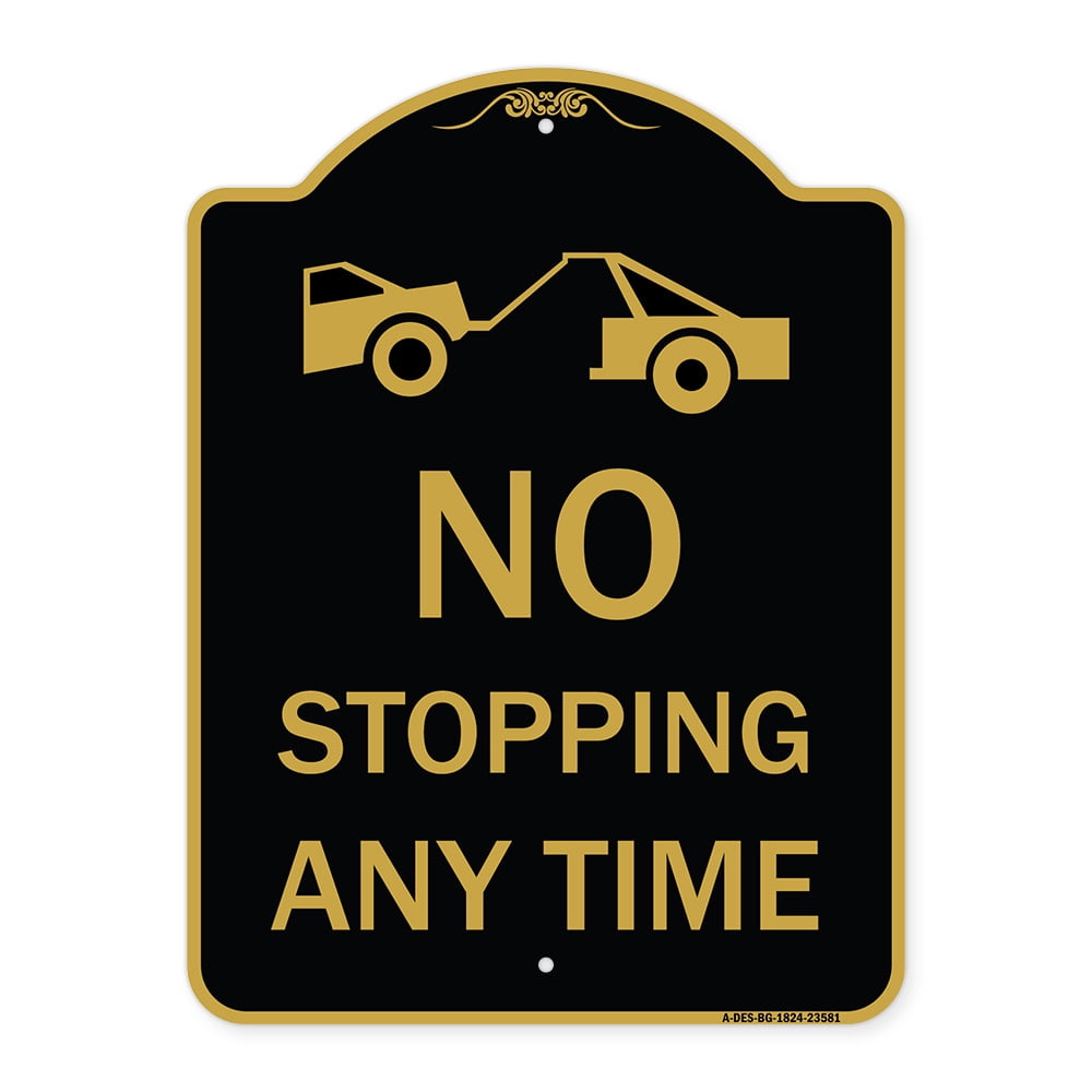 SignMission A-DES-BG-1824-23581 18 x 24 in. Designer Series Sign - No ...
