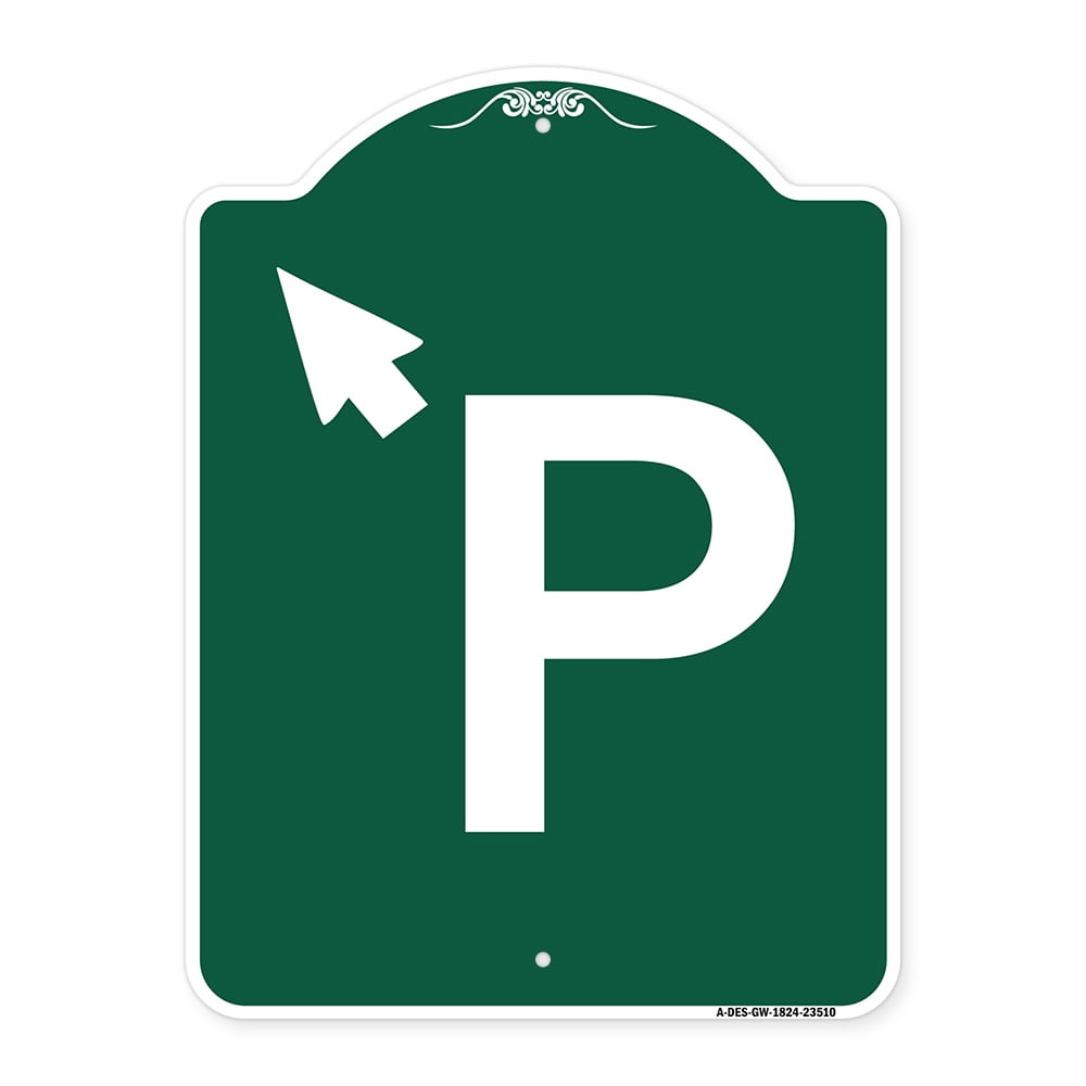SignMission A-DES-GW-1824-23510 18 x 24 in. Designer Series Sign - P ...