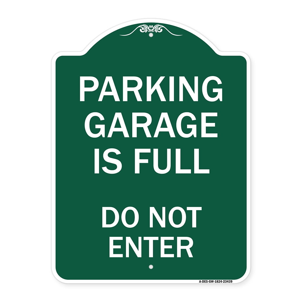 SignMission A-DES-GW-1824-23439 18 x 24 in. Designer Series Sign ...