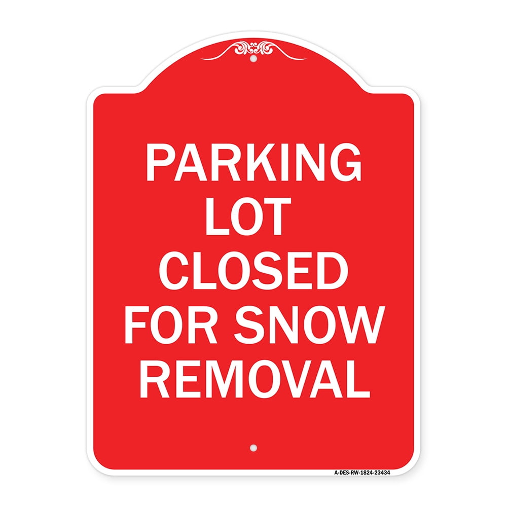SignMission A-DES-RW-1824-23434 18 x 24 in. Designer Series Sign ...