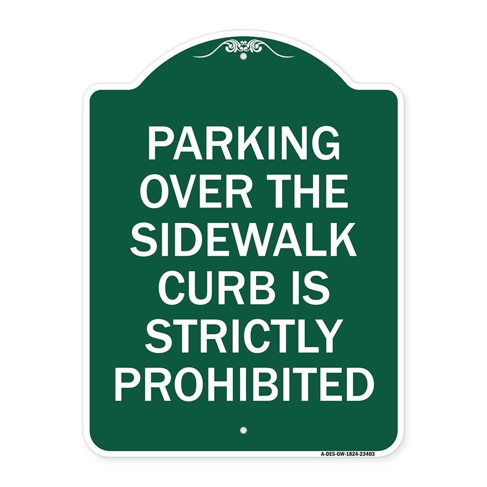 SignMission A-DES-GW-1824-23403 18 x 24 in. Designer Series Sign ...