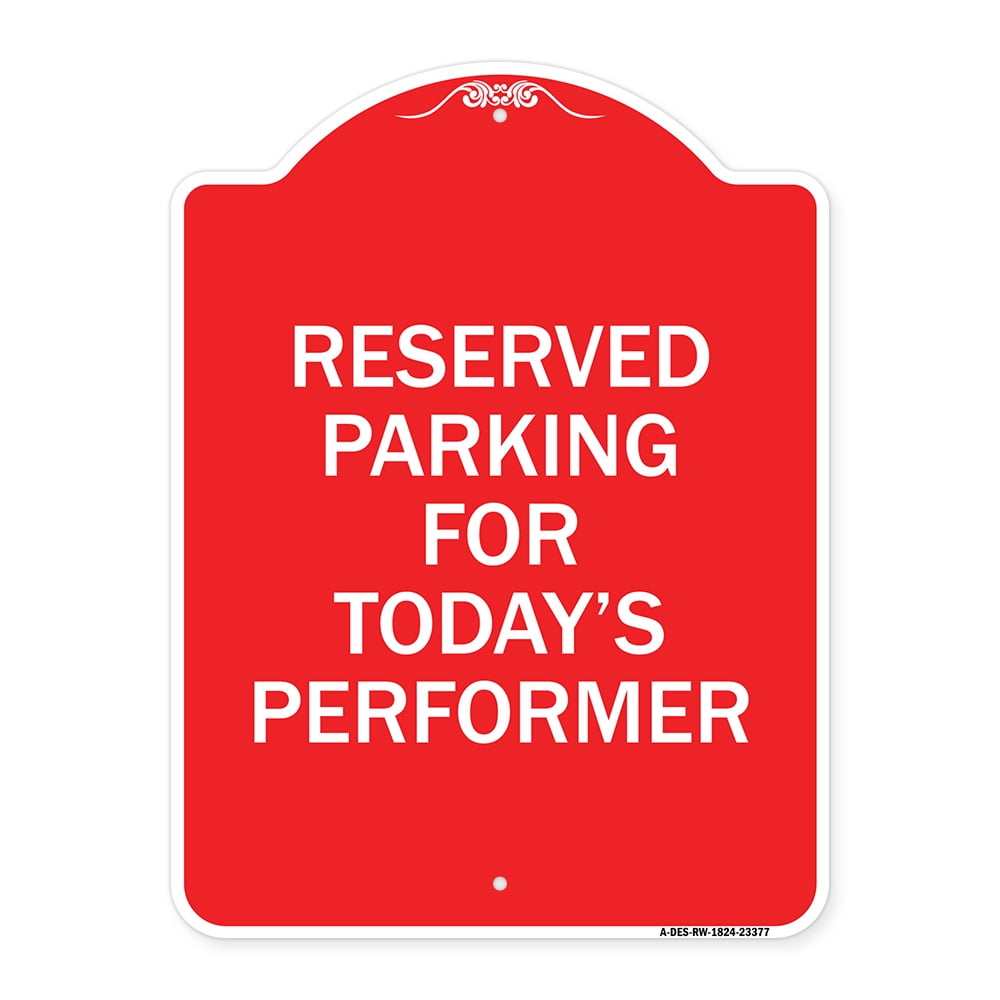 SignMission A-DES-RW-1824-23377 18 x 24 in. Designer Series Sign ...