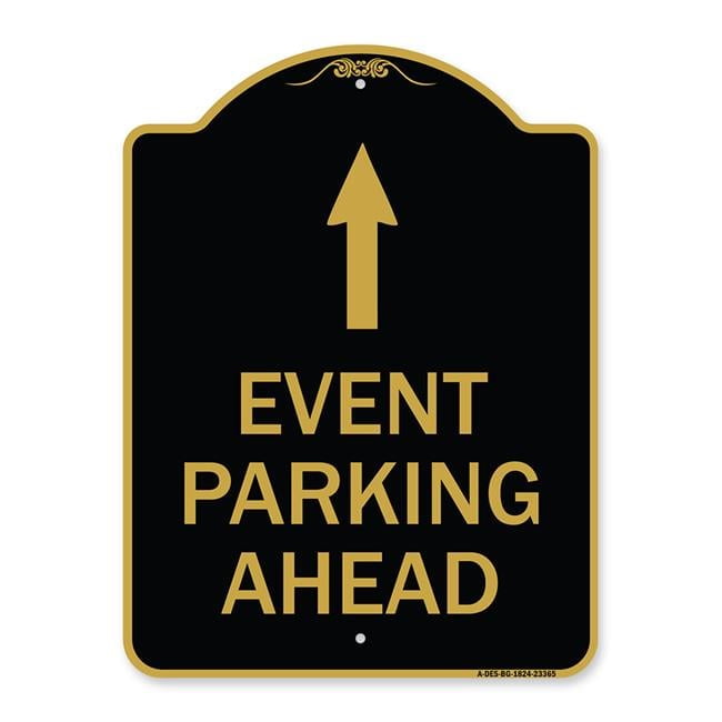 SignMission 18 x 24 in. Designer Series Sign - Parking Sign & Post Kit ...
