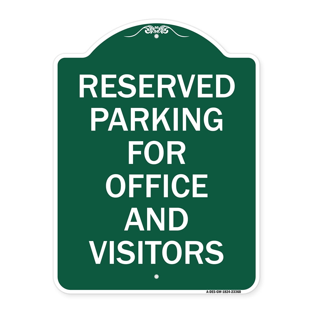 SignMission A-DES-GW-1824-23360 18 x 24 in. Designer Series Sign ...