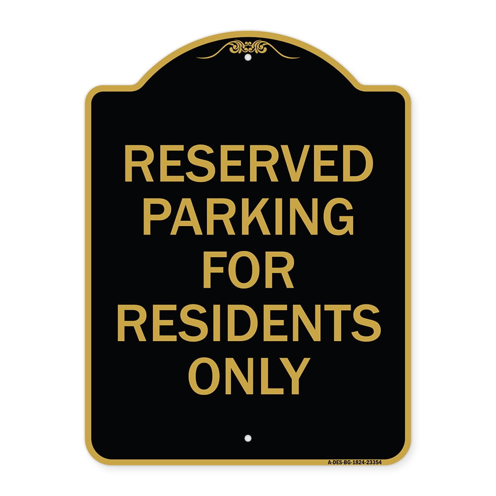 SignMission A-DES-BG-1824-23354 18 x 24 in. Designer Series Sign ...