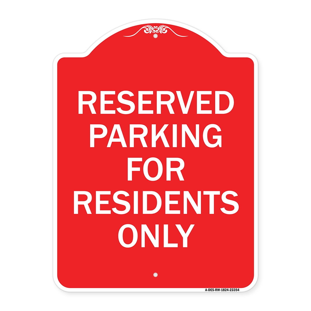 SignMission A-DES-RW-1824-23354 18 x 24 in. Designer Series Sign ...